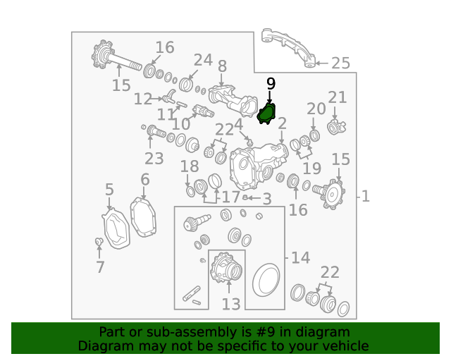 2020-2024 GM Front Differential Carrier Cover Gasket 84756927 | Auto ...