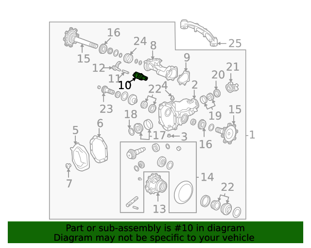 84756932 GM Front Drive Axle Actuator | GM Parts Store
