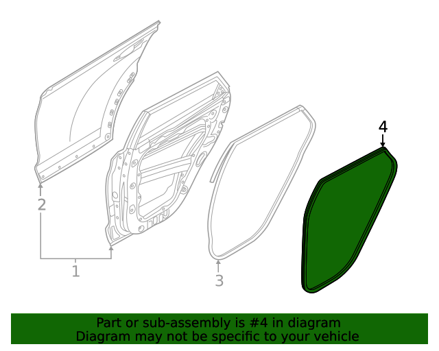 83120-CW000 - Door Seal 2022-2023 Hyundai Tucson | AutoNationParts.com
