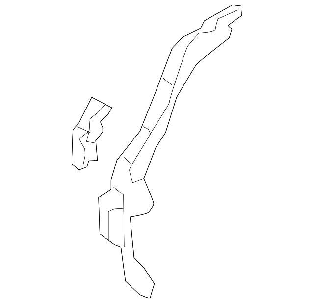 2016-2024 Toyota Apron Reinforced 53706-47901 | Sparks Parts