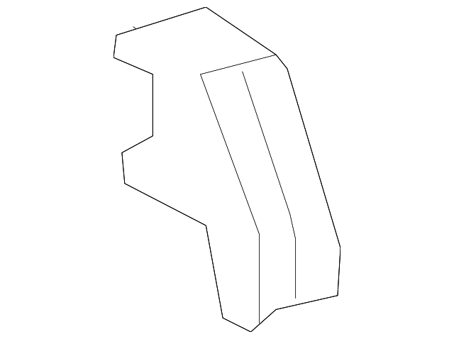 53153-47010 - Air Guide 2016-2022 Toyota | Ourisman Toyota Parts