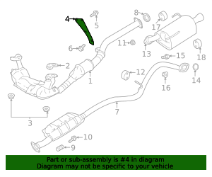 44521AA420 - Converter & Pipe Bracket - 2017-2023 Subaru | Subaru Parts ...