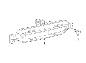 2019-2023 Cadillac XT4 Rear Passenger Side Bumper Cover Lower Signal ...