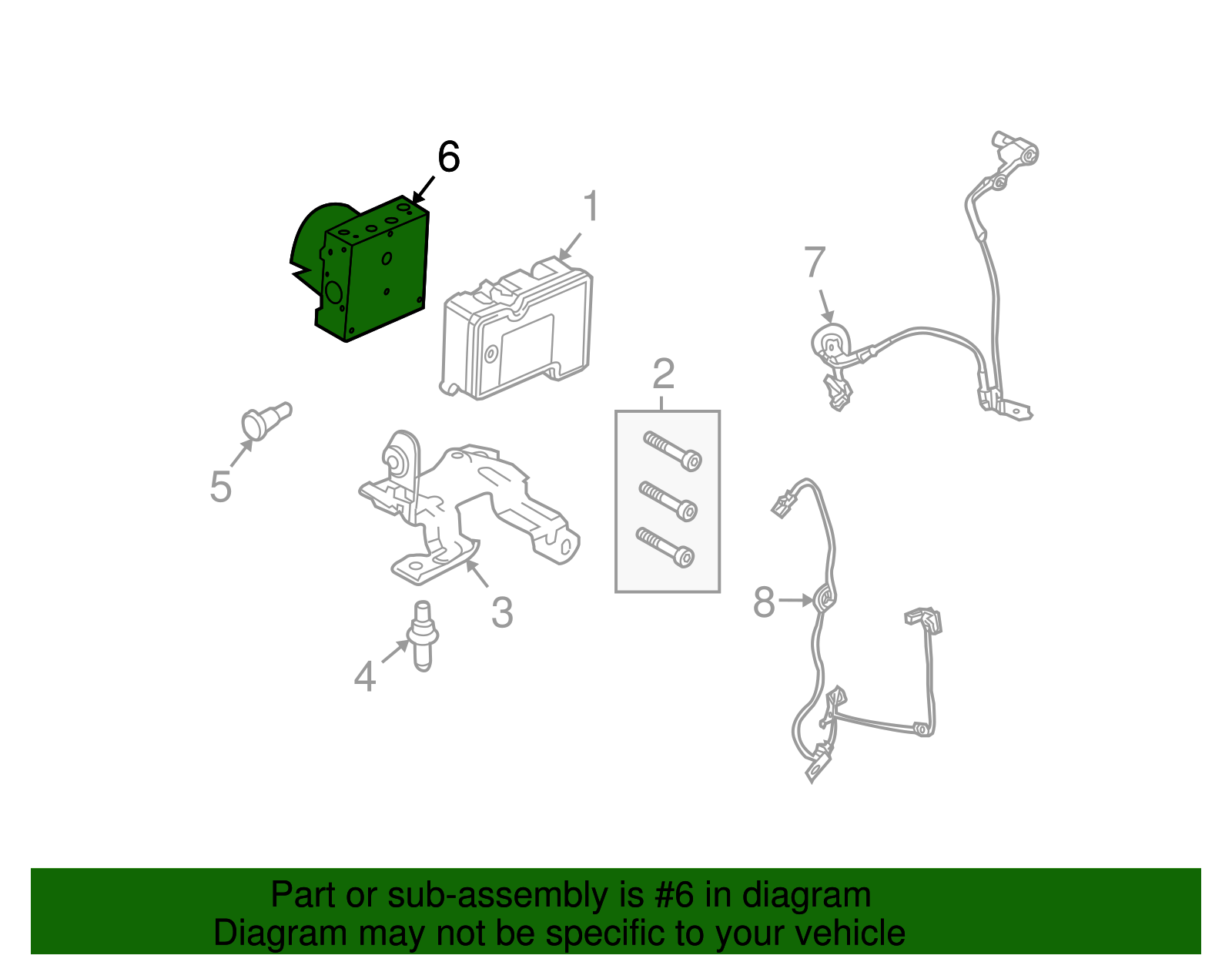 2010-2012 Ford Modulator Valve 9E5Z-2C215-B | Miracle Ford Parts