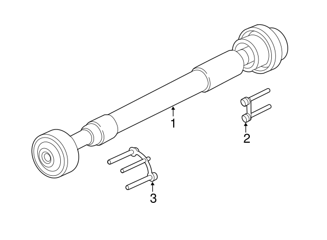 2009-2020 Ford OEM NEW 2009-2019 Ford Expedition Rear Drive Shaft ...