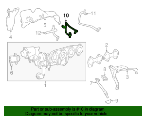 2012-2015 Mercedes-Benz Oil Feed Line 271-090-04-77 | Mercedes-Benz Parts