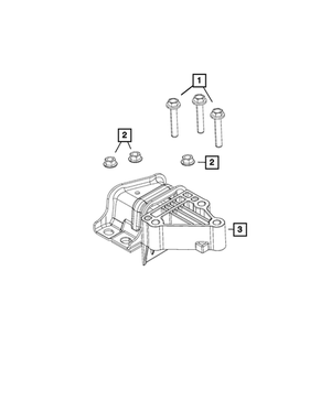 2014-2017 Ram Engine Mount Isolator 68223227AB | Mopar eStore