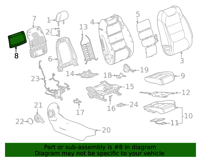 2020-2024 GM Storage Pocket 42745936 | OEM Parts Online