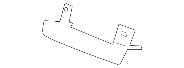 164-885-14-24-64 - Lower Molding 2008-2010 Mercedes-Benz GL 550 ...