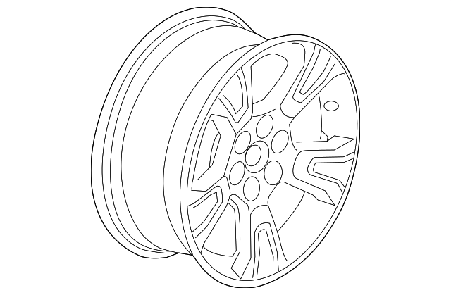 2015-2020 GM 17x8-Inch Aluminum Wheel 23245008 GM | GMPartsDirect.com