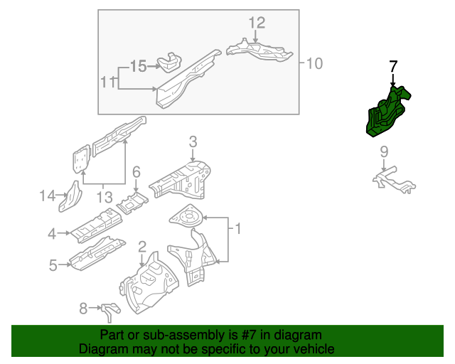 2002-2008 Nissan Splash Shield - Driver's Side (LH) 64839-3Z800 ...