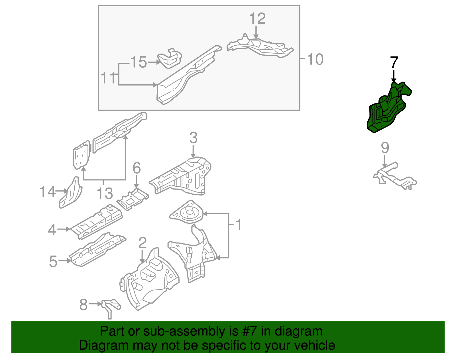 2002-2008 Nissan Splash Shield 64838-3Z800 | My Nissan Part