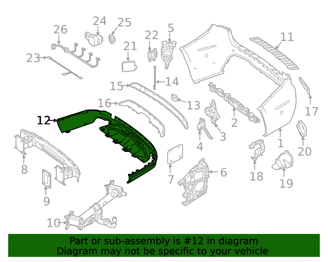 166-885-00-00-64 - Lower Cover For 2017-2019 Mercedes-Benz | Mercedes ...