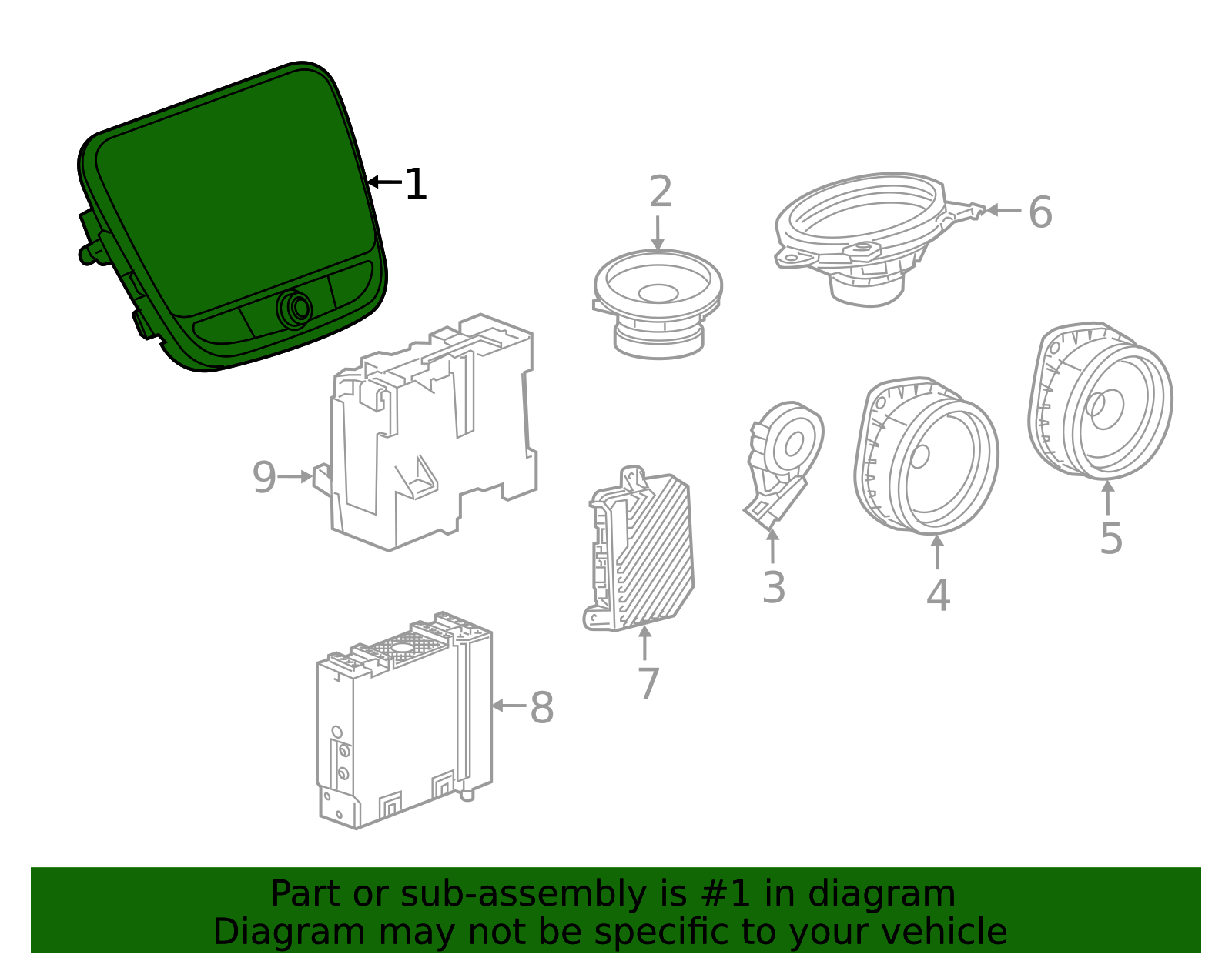 2019-2025 Chevrolet F Control 85587704 | GM OEM Parts Online