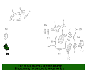 2014-2020 Mercedes-Benz Door Hinge 246-720-03-37 | AutoNationParts.com