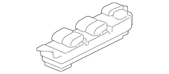 1997-2002 Mitsubishi Window Switch MR194824 | OEM Parts Online