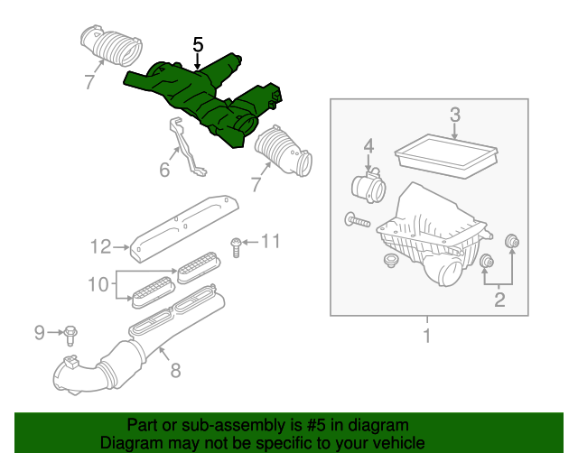 LR044457 - Air Inlet Duct - 2014-2020 Land-Rover | Land Rover Parts Now