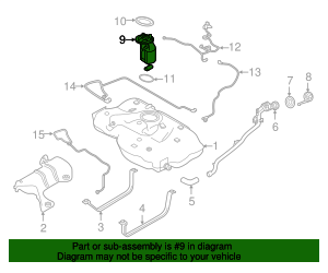 2017-2019 Infiniti QX30 Fuel Pump 17040-HG00A | OEM Parts Online