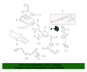 2010-2012 Hyundai Genesis Coupe PCV Hose Clamp 28261-2C400 | Hyundai ...
