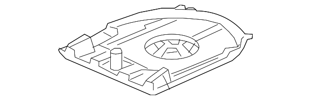 74761-T6Z-A00 - Spare Tire Panel 2017-2023 Honda Ridgeline | Honda ...