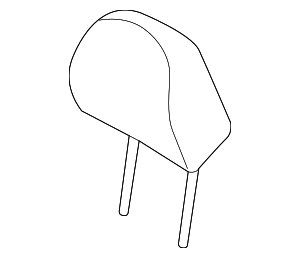 2012-2014 Kia Rio Headrest 88700-1WAA0BBW | QuirkParts