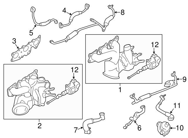 11657849650 - 2015-2021 BMW Turbocharger (11-65-7-849-650) | BMW of ...