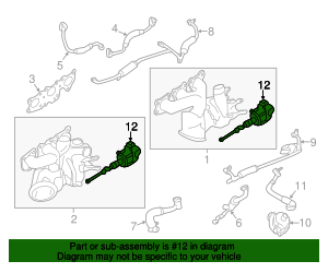 11657850453 - 2015-2021 BMW By-Pass Control Valve (11-65-7-850-453 ...