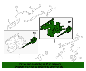 11657849650 - 2015-2021 BMW Turbocharger (11-65-7-849-650) | BMW of ...