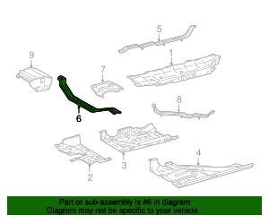 2010-2022 Lexus Stay 58737-0E010 | OEM Parts Online