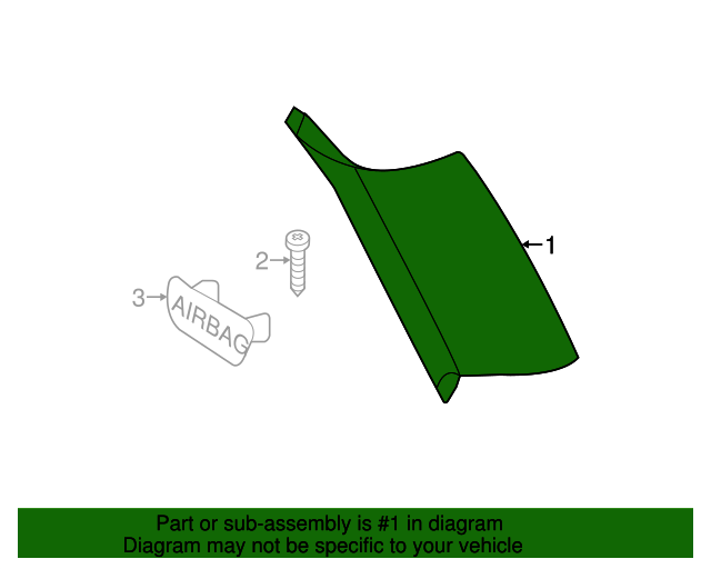 2011-2017 BMW X3 Lock Pillar Trim 51-43-8-050-323 | OEM Vehicle Parts