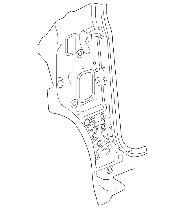 2013-2022 GM Driver Side Body Hinge Pillar Lower Inner Panel 95315705 ...