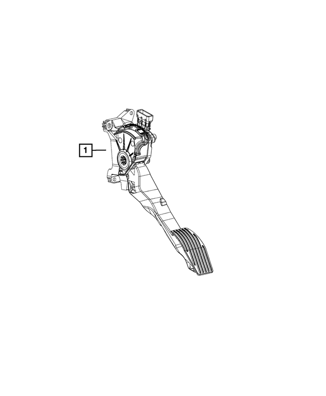 2015-2021 Mopar Accelerator Pedal 68248104AA | QuirkParts