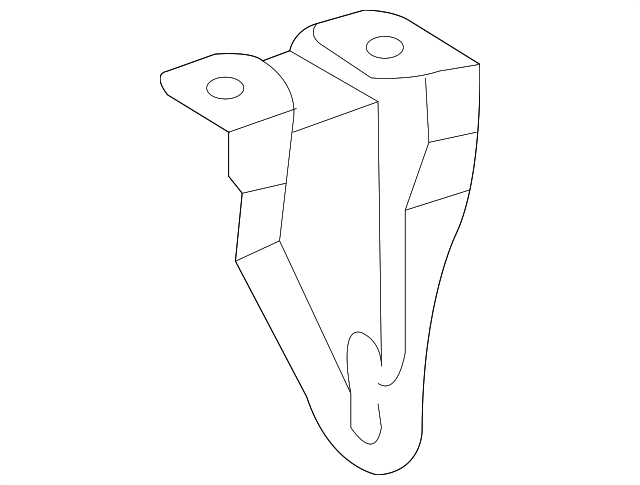 2009-2013 Toyota Corolla Tow Hook Bracket 51968-12200 | Toyota Parts Center