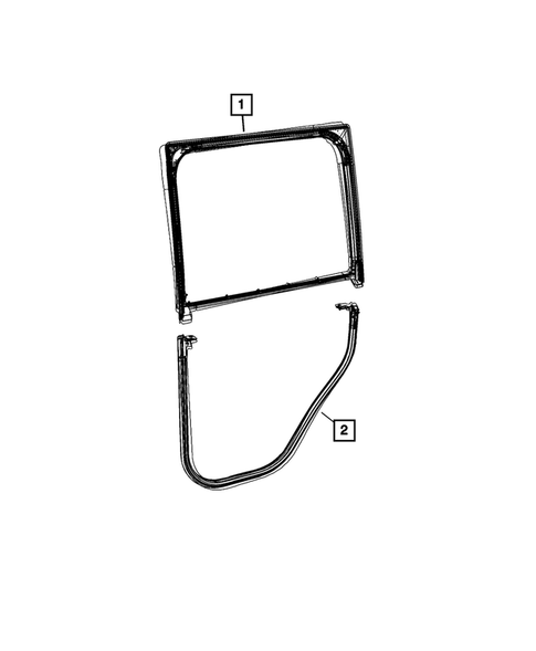 Weatherstrips and Seals for 2021 Jeep Wrangler | Mopar eStore