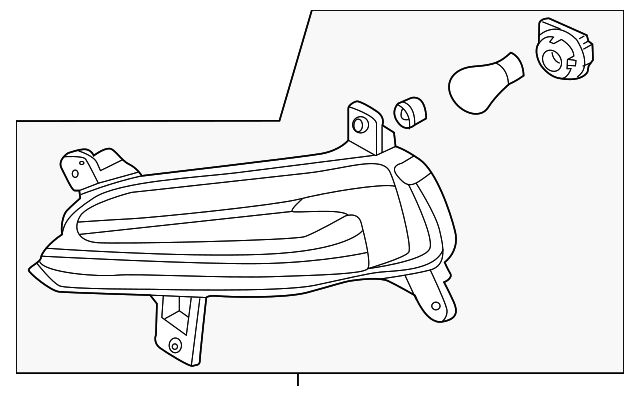92304-M7000 - Signal Lamp 2019-2021 Kia Forte | Genuine Kia Parts