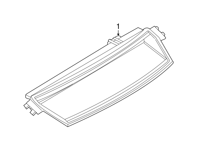 63257219086 - 2000-2006 BMW High Mount Lamp (63-25-7-219-086) | BMW of ...
