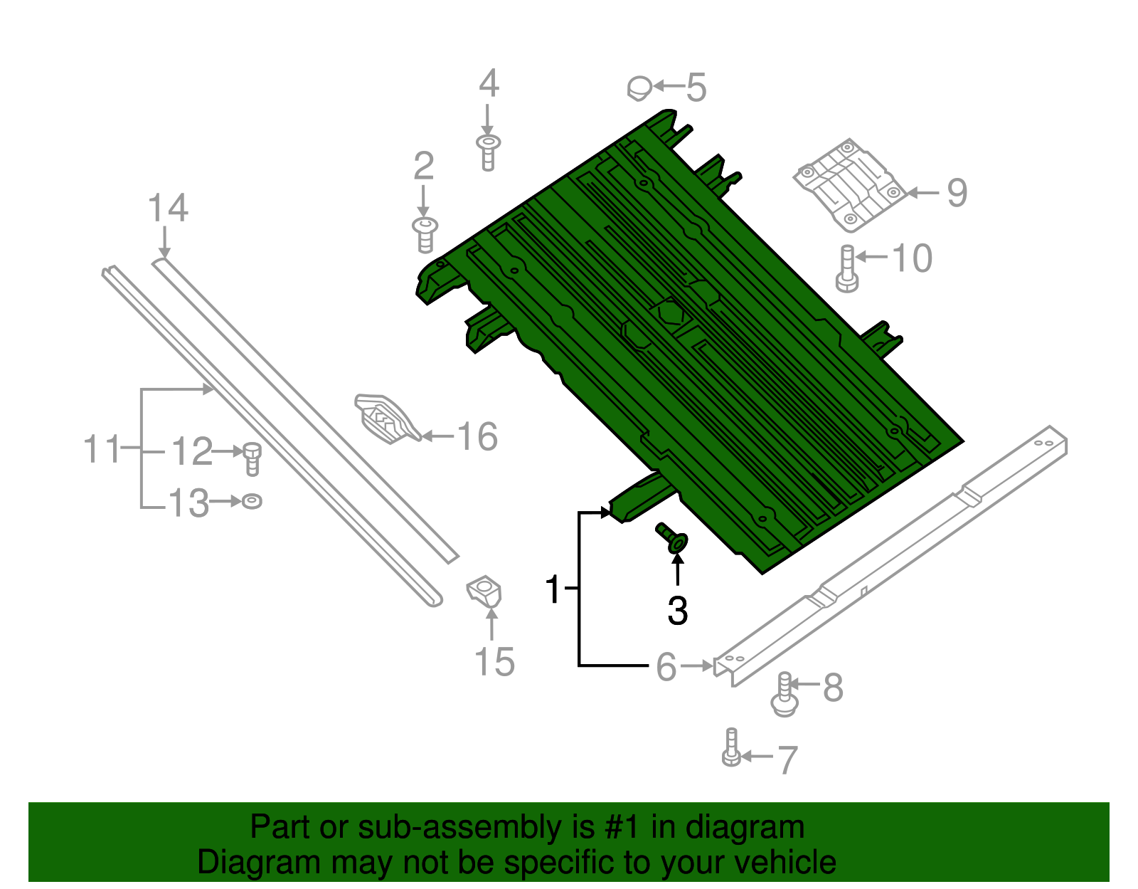 2020-2024 Nissan Floor 93500-9FV1B | Nissan Parts Plus