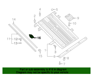 2005-2024 Nissan Tie Down Hook 93126-ZJ00A | Ziegler Nissan of Orland Park