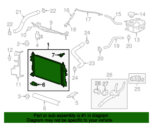 2010-2020 GM Radiator 23453634 GM | GMPartsDirect.com