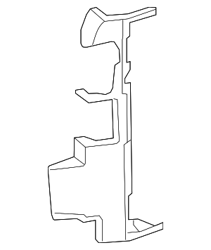 2014-2020 Chevrolet Impala Driver Side Radiator Air Side Deflector ...