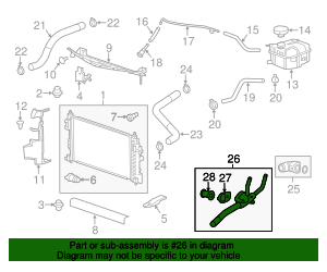 12681132 - Engine Coolant Thermostat and Housing Assembly 2007-2020 GM ...
