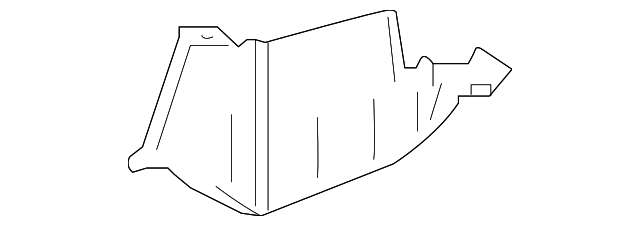 2016-2021 Toyota Under Cover 58398-47050 | Toyota Parts Center