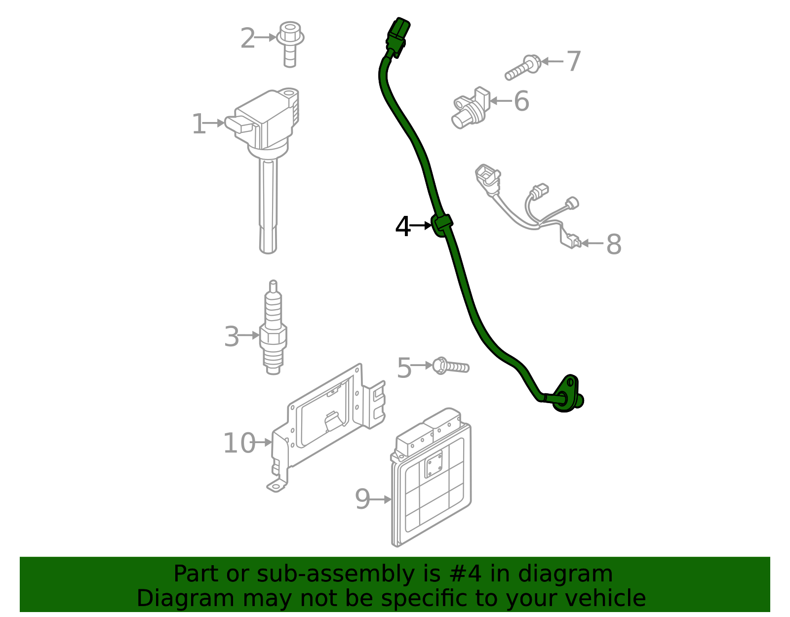 39180-2S000 - Crankshaft Sensor 2021-2025 Kia | Kia.Parts Store