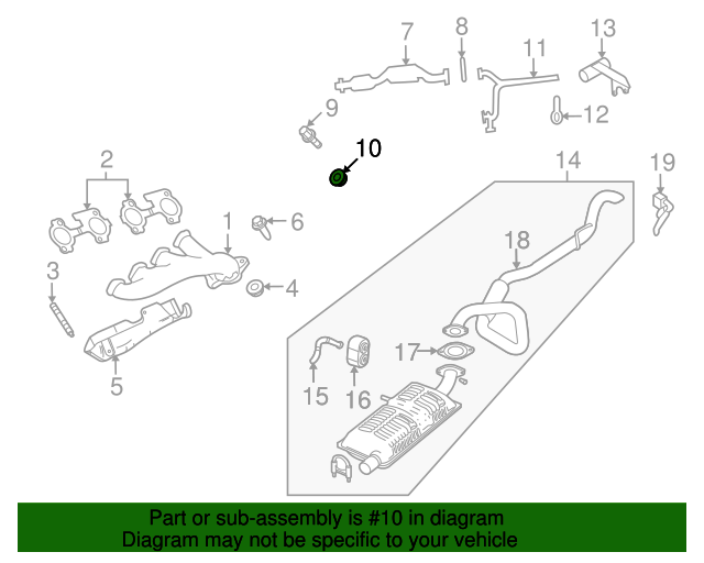 2001-2024 Ford Truck Cab Back Panel Rivet W705443-S900 | OEM Parts Online