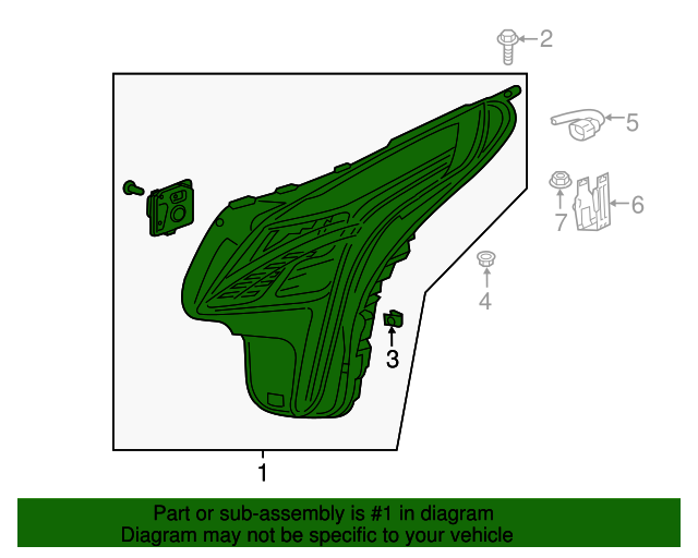 2016-2018 Cadillac CT6 Headlamp 84710892 | GmPW