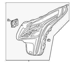 84710892 - Headlamp 2016-2018 Cadillac CT6 | Gateway Buick GMC Parts