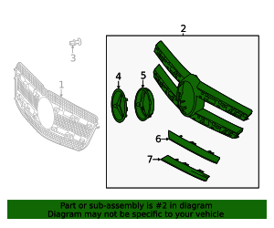 166-880-03-85-9982 - Grille 2013-2016 Mercedes-Benz | Mercedes-Benz USA ...
