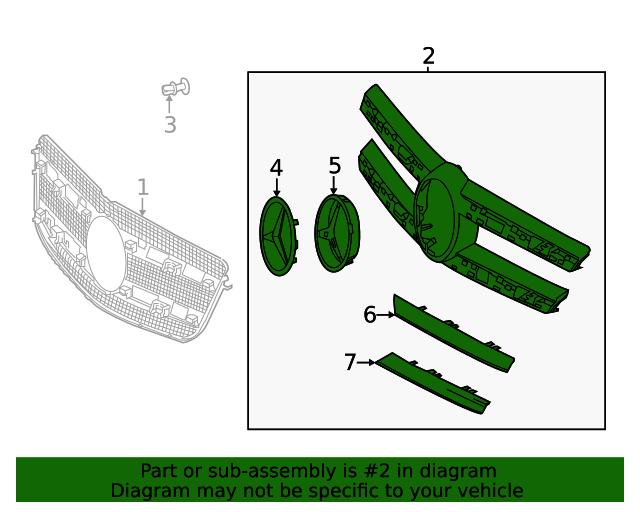 166-880-02-85-9040 - Grille 2013-2016 Mercedes-Benz | Mercedes-Benz USA ...