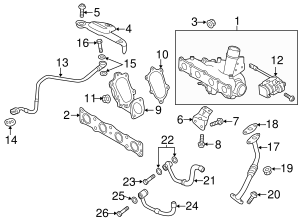 39400-2G700 - Wastegate 2011-2016 Hyundai | AutoNationParts.com