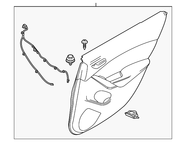 2018-2021 Mazda 6 Door Trim Panel GSH7-68-520B-3A | Florida Mazda Parts